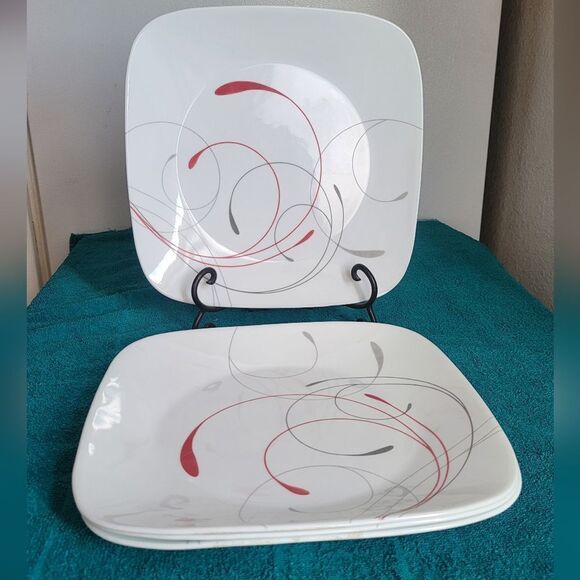 Corelle | Dining | Corelle Splendor Square 4pcs Dinnerplates Nobundle ...